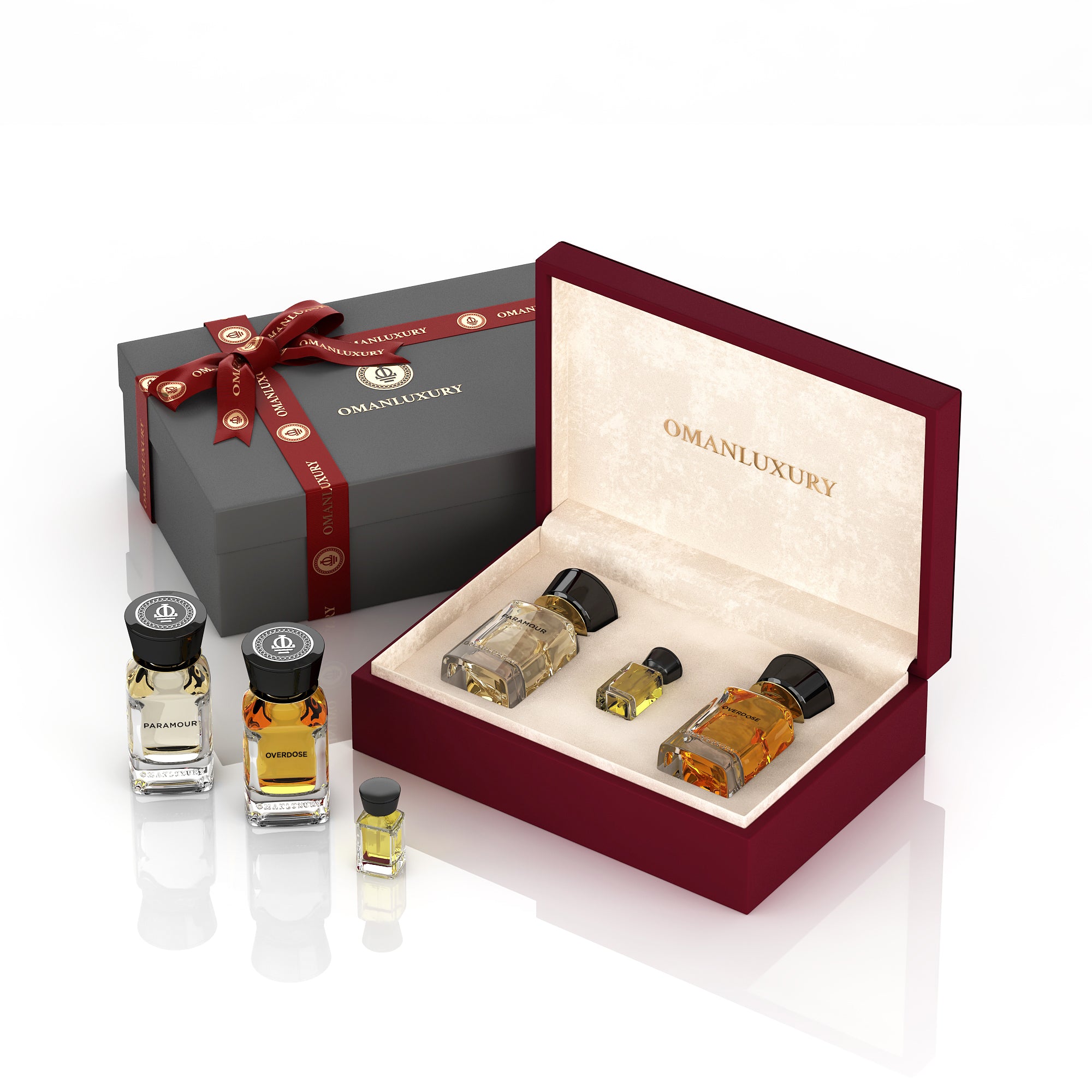 TWO PERFUMES AND OIL